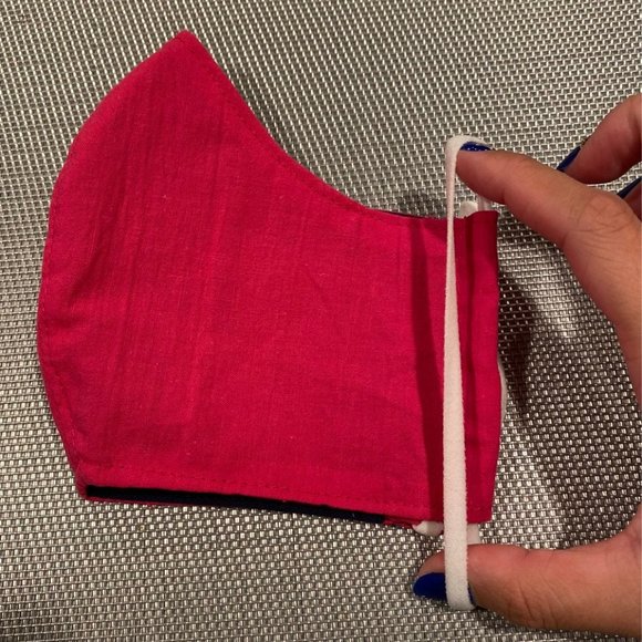 Accessories | New Cotton Hot Pink Facemask | Poshmark